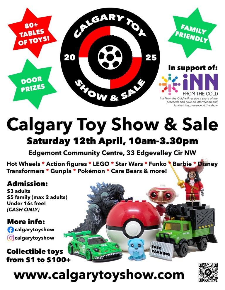 Spring Toy Show poster revealed & tables sold out! – Calgary Toy Show ...